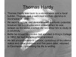 An Analysis of the Poetry of Thomas Hardy (1840 – 1928) – Reviews Rants ...